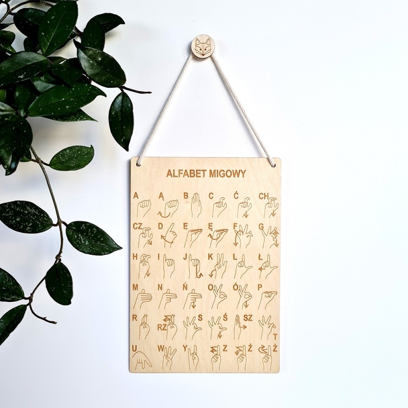 Alfabet migowy, język migowy, nauka alfabetu migowego